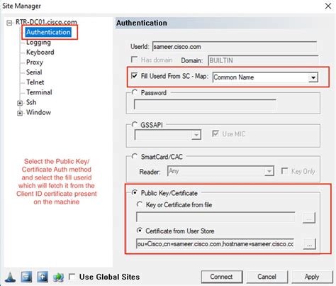 Configuration De Lauthentification De Certificat Pour Ssh Sur Les Périphériques Cisco Ios Xe