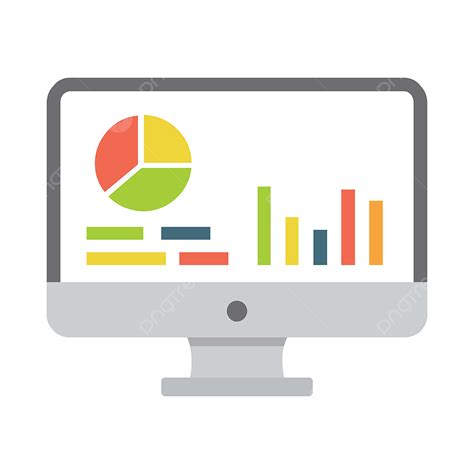 Monitor Clipart Vector Monitoring Vector Icon Business Progress Computer Monitoring Png