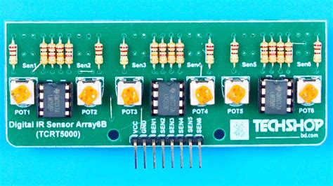 Digital Ir Sensor Array6b Tcrt5000 Price In Bangladesh