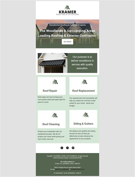 Company Mailchimp Email Template Design By Belal Ahmed On Dribbble