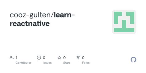 Github Cooz Gultenlearn Reactnative