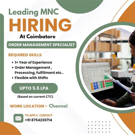 Asmath Shanawash On Linkedin 🚨 Hiring Alert 🚨 We Are Hiring For A Leading Mnc In Chennai 🗓️