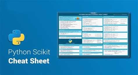 Python Scikit Learn Cheat Sheet For Machine Learning By Aayushi Johari Edureka Medium