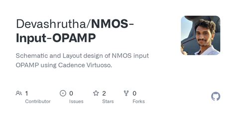 Github Devashrutha Nmos Input Opamp Schematic And Layout Design Of Nmos Input Opamp Using