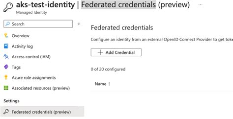 Aks Federated Identity Credentials Saman Ahmadi Blog