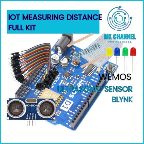 Iot Kit Measuring Distance With Ultrasonic Sensor Using Blynk Shopee Malaysia