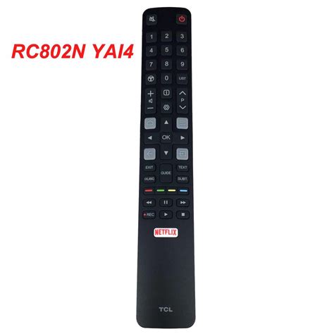 Original RC802N YAI1 RC802N YAI4 For TCL Smart TV Remote Control 49C2US 65C2US 75C2US 43P20US