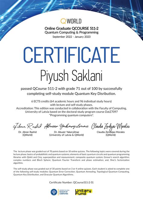 Piyush Saklani On Linkedin Finally I Have Completed Qcourse511 2 Graduate Level Course In
