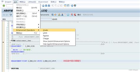 sap 隐式增强，显示增强，及增强的删除 csdn博客