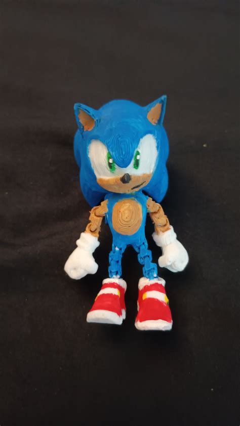 Archivo Stl Sonic Articulado・modelo Para Descargar E 58 Off