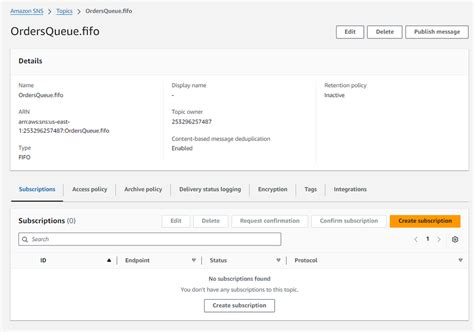 Guided Lab Creating A Fifo Topic In Amazon Sns Tutorials Dojo