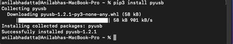How To Install Pyusb On Macos Geeksforgeeks