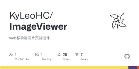 Github Kyleohcimageviewer Web移动端图片预览组件