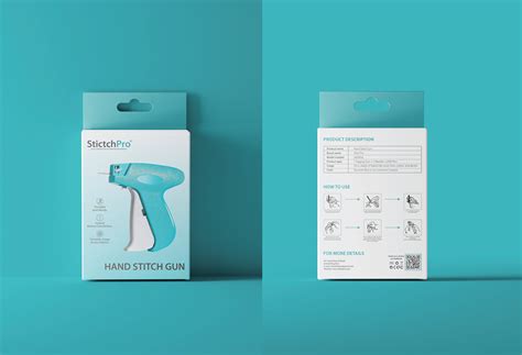 Stitch Gun Box Packaging Design 7 Images Behance