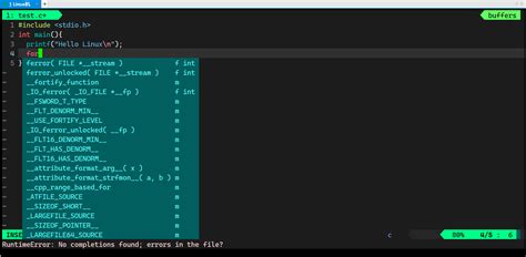 Linuxvim的基本操作与配置下