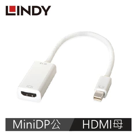 Lindy林帝 主動式 Mini Displayport公 轉 Hdmi母 4k 轉換器 Lindy林帝原廠購物網