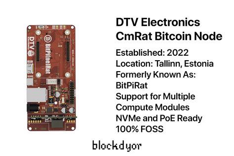 Dtv Electronics Cmrat Review An Affordable Bitcoin Node