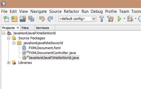 javafx hello world application techiworks