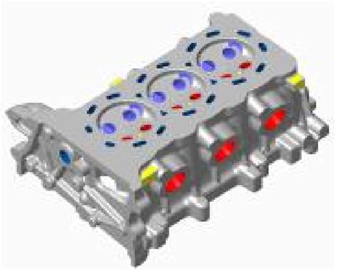 Sand Casting Process Design Of Engine Cylinder Head Zhy Casting