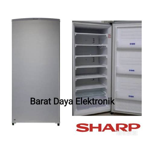 Jual Freezer Sharp Fjm186a Hs Upright Freezer Pembeku Freezer Es Batu