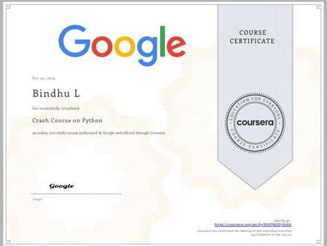 Bindhu L On Linkedin Python Automation Certificateachievement