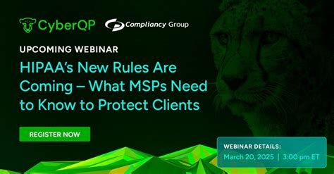 Msp Cybersecurity Compliance Hipaa Itsecurity Techcommunity… Joseph Macedo