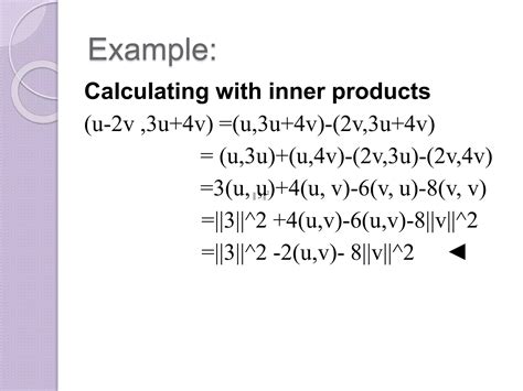 Inner Product Space Pptx