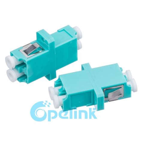 OM LC LC Duplex Fiber Optic Adapter High Standards And High Quality OPELINK