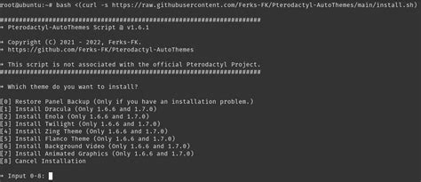 GitHub Ferks FK Pterodactyl AutoThemes Themes Installation Script For Pterodactyl And X