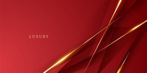 추상적 인 배경 디자인 현대 빨간색과 금색 기하학적 요소 벡터 일러스트 레이 션 0명에 대한 스톡 벡터 아트 및 기타 이미지 0명 3차원 형태 그라데이션 Istock