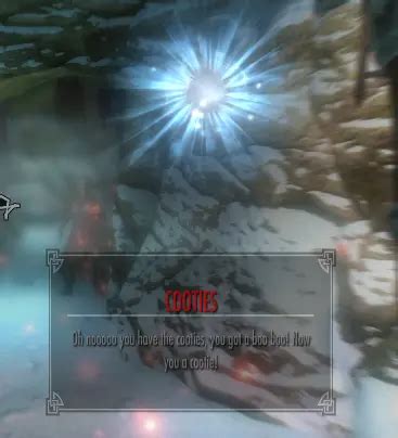 Cooties Disease Name And Effect Description Remover At Skyrim Special