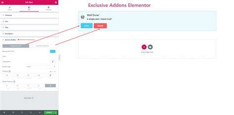 How To Configure And Style Alert Widget With Elementor Exclusive Addons