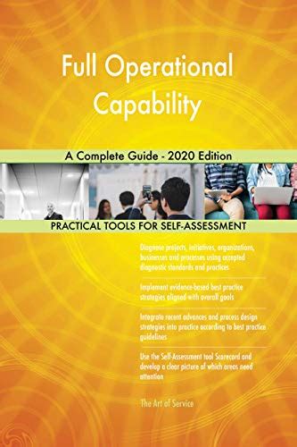 Full Operational Capability A Complete Guide Edition EBook Blokdyk Gerardus Amazon Co