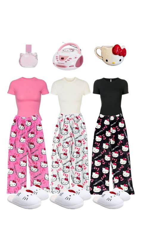 Hello Kitty In 2024 Outfit Ideen Hübsche Outfits Hello Kitty Outfit
