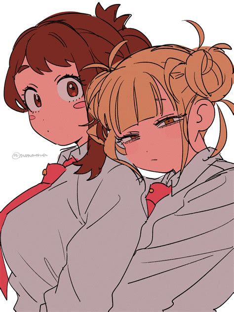 Uraraka Ochaco And Toga Himiko Boku No Hero Academia Drawn By Mommorua Danbooru