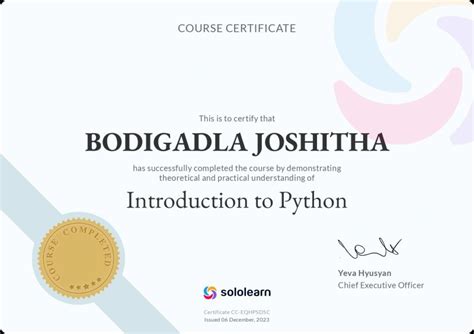Sololearn Newcertification Pythonprogramming Programmingjourney Linkedinconnection