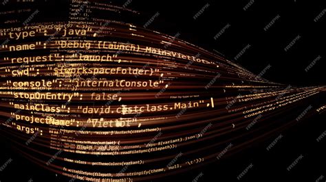Premium Photo 3d Rendering Abstract Code In The Virtual Space The
