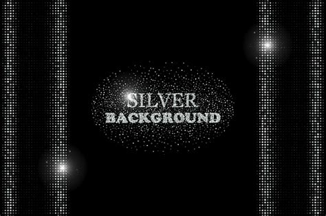 검은 색 배경에 프레임 또는 테두리실버 반짝이 라인 스파클 도트 둥근 틴셀 엘리먼트 축하 그래픽 디자인 하프톤 패턴에 대한 스톡 벡터 아트 및 기타 이미지 Istock