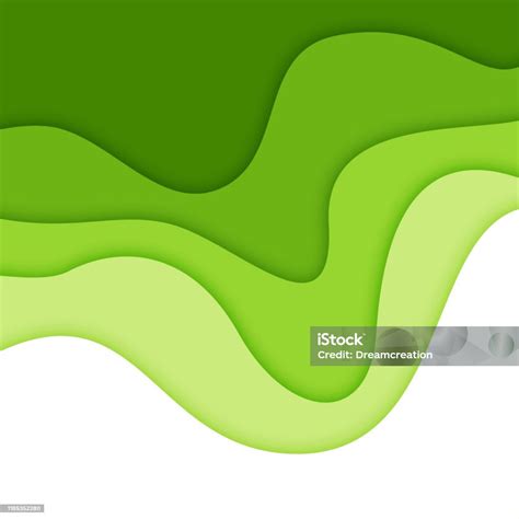 3d 추상 배경 및 종이 컷 모양 벡터 일러스트레이션 3차원 형태에 대한 스톡 벡터 아트 및 기타 이미지 3차원 형태 개념 개념과 주제 Istock