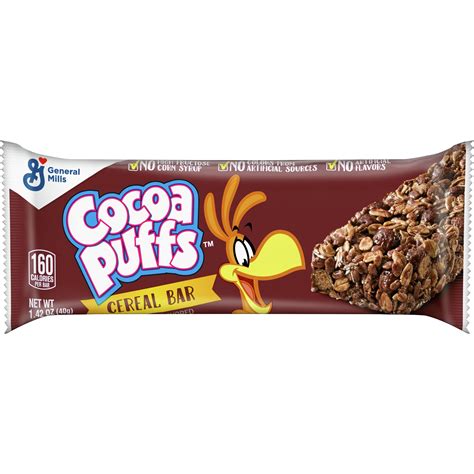 Cocoa Puffs Cereal Bar 1 42 Ounce Size 96 Per Case