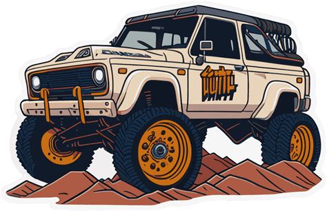 Off Road Car Cartoon With 24207676 Png