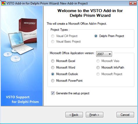 Develop VSTO Based Add Ins For Office In Delphi Prism Like You Do In VB NET Or C