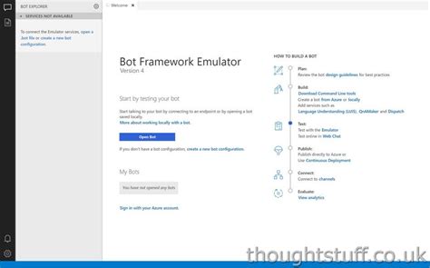 Your First Web App Bot Using The Local Bot Framework Emulator The