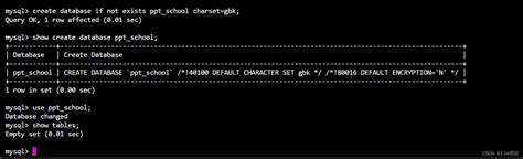 Mysql基础教程：数据库操作、表结构管理与字段增删改 Csdn博客