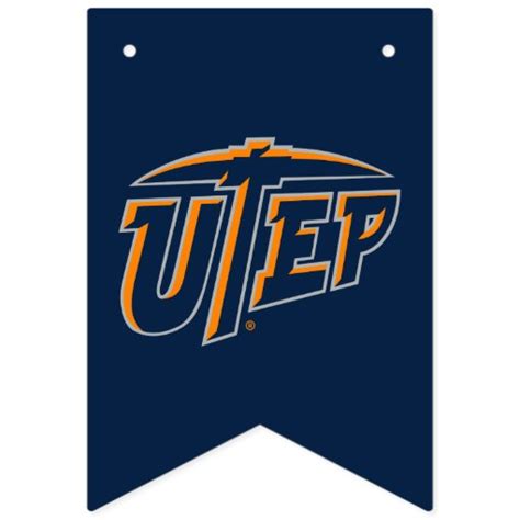 Utep Miners Bunting Flags Zazzle