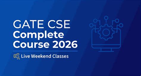 gate cse complete course 2026 [ live weekend classes]