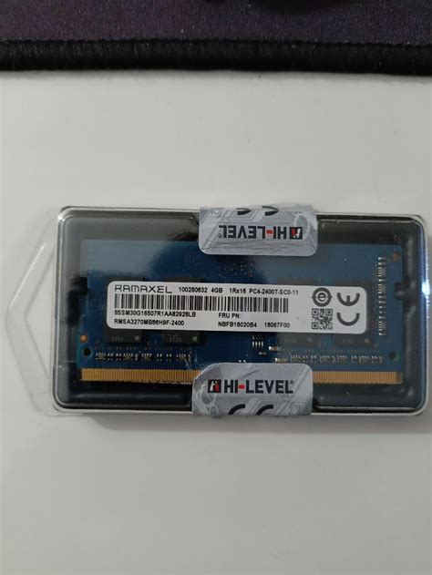 Ramaxel 4 Gb Ddr4 Laptop Ram 2400 Mhz Laptopun Içinden çıktı 2 3 Yil Kullanıldı Kutu Temsili