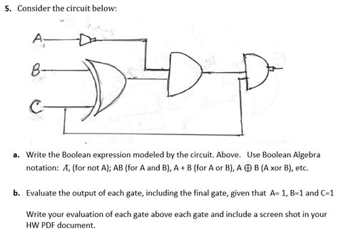How To Write A Boolean Expression From Circuit Wiring Draw And Schematic