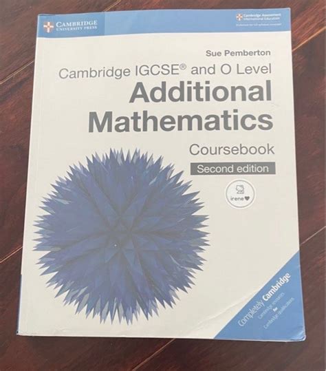 Igcse Additional Mathematics Coursebook Hobbies And Toys Books And Magazines Textbooks On Carousell