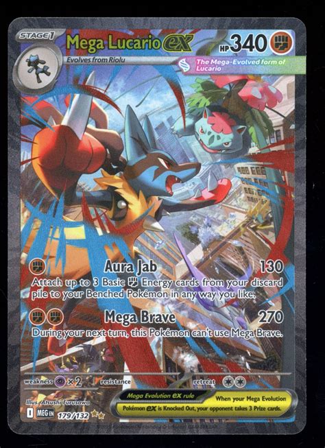 Mega Lucario Ex Meg En 179132 Special Illustration Rare